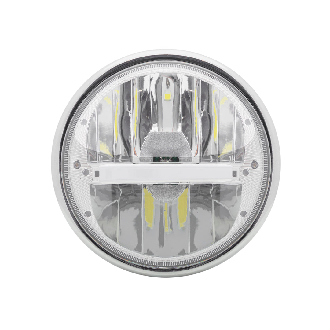Max-Inc 7.7" Chrome Classic Reflector Type LED Headlight — Maxinc