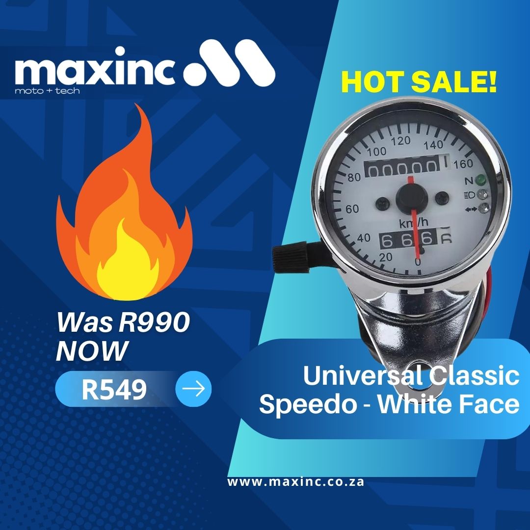 Universal Classic Speedo - White Face — Maxinc