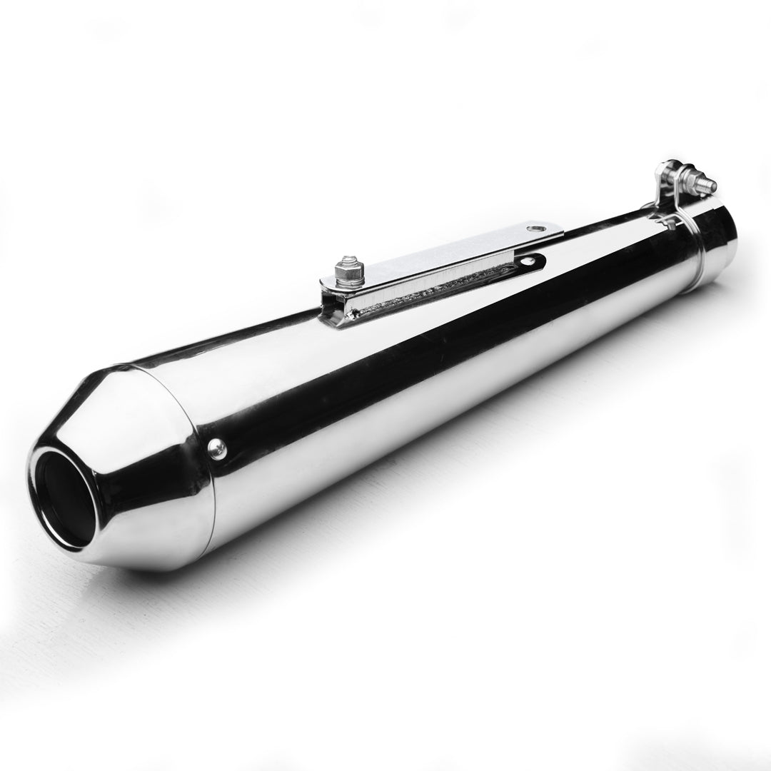 Exhaust Reverse Cone 432MM Chrome Universal — Maxinc