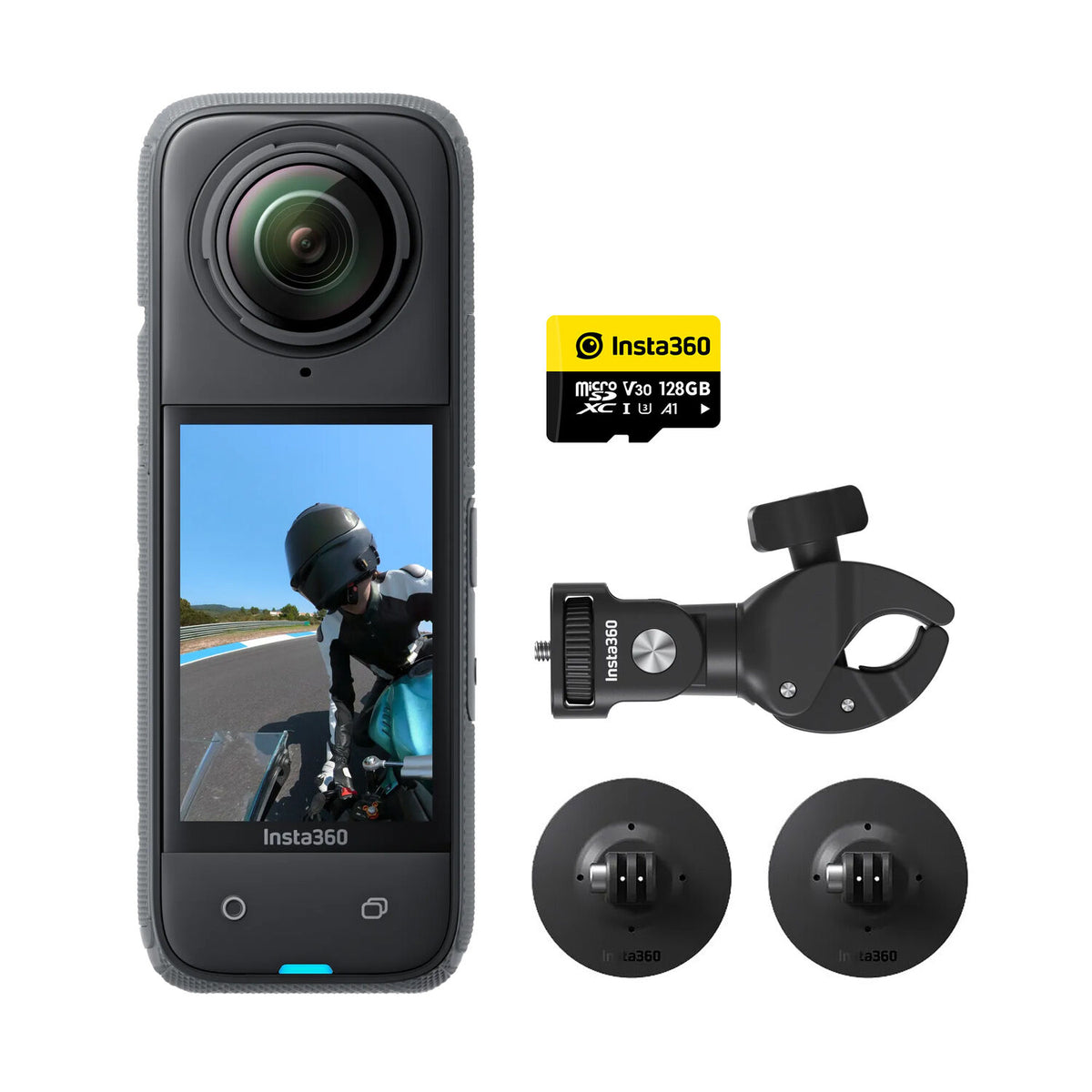 Insta360 - X4 8K - Motorcycle Bundle — Maxinc