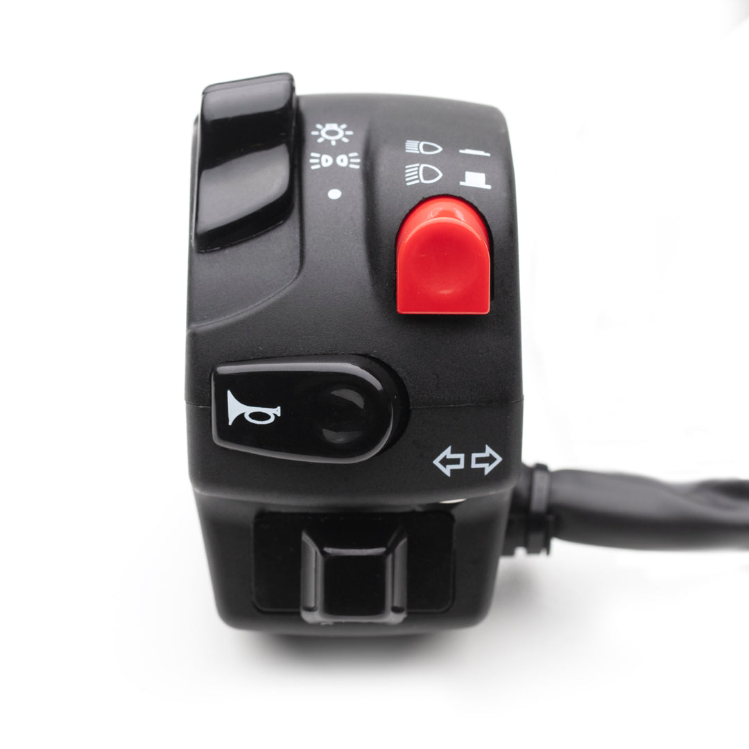 Domino Left Hand Side Electric Switch - Lights Indicators Horn - 9A Se ...