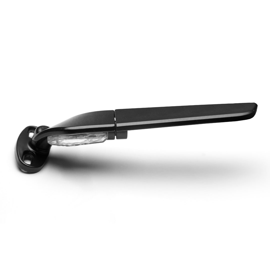 Wing Motorcycle Mirrors with Indicators (Minor Damage) — Maxinc
